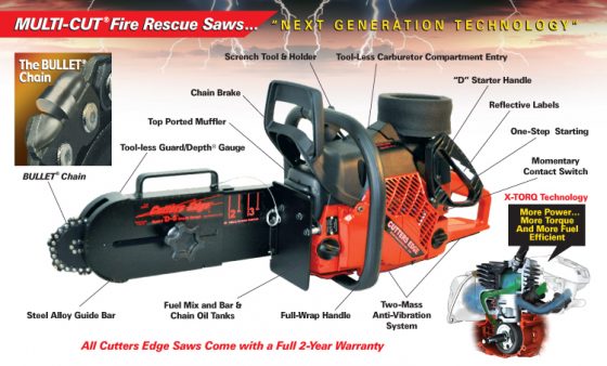 2100 Series MULTI-CUT® Fire Rescue Saws and BULLET® Chain – New Jersey ...